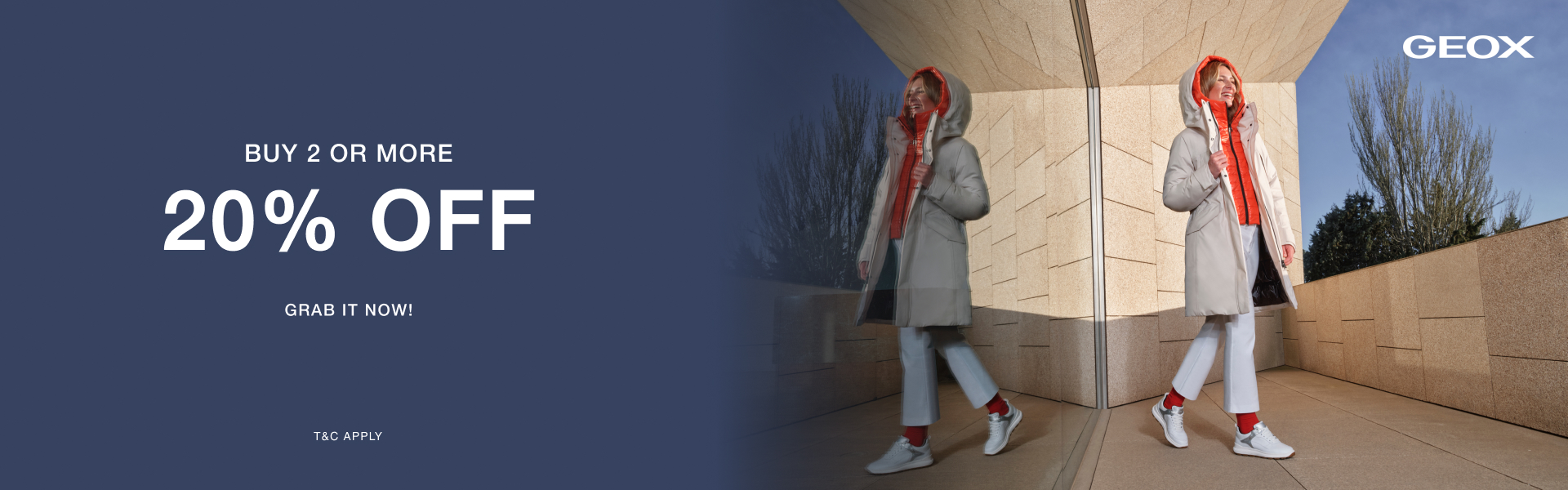 Geox - Promotions Page - Trans Fashion